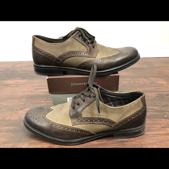 Johnston & Murphy | Shoes | Fairbank Swing Wingtip Oxford Dress Shoes J ...